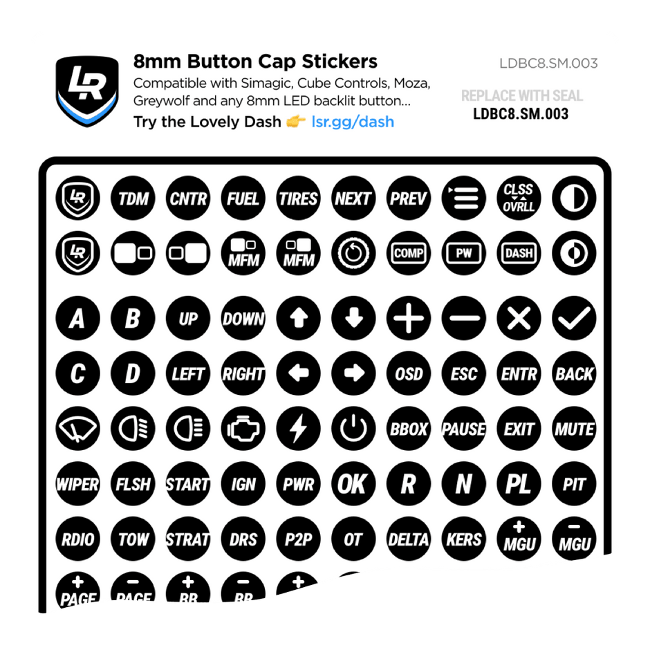 Lovely Sticker Sheets – Lovely Sim Racing